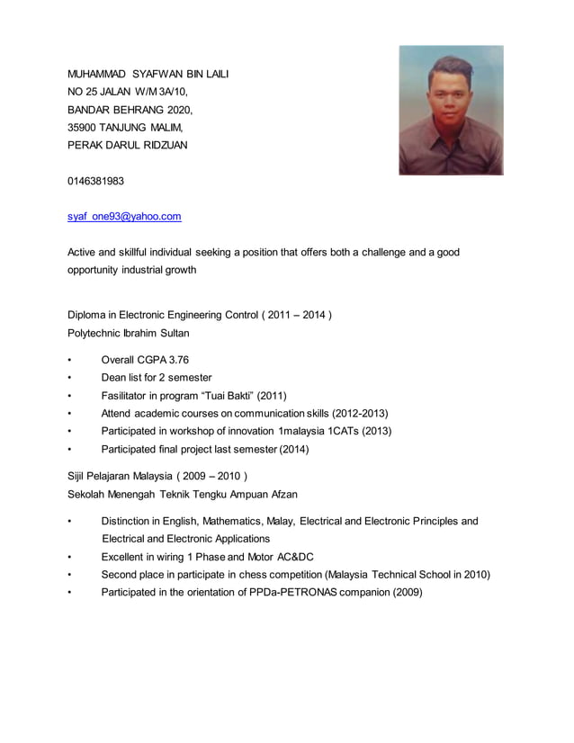 Contoh Resume | PDF
