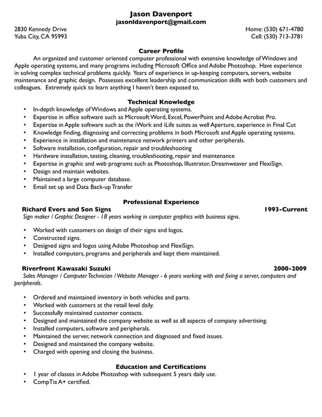 Resume tech | PDF | Computing | Technology & Computing