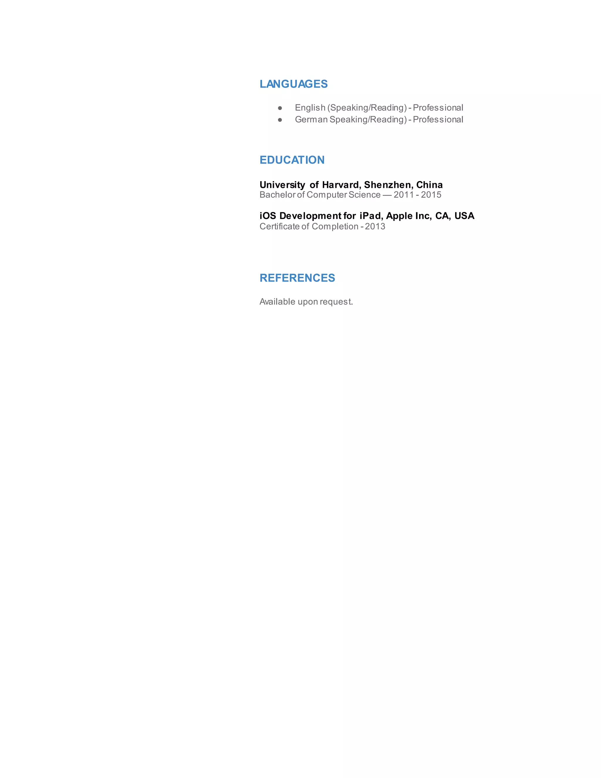 CV / Resume Template ne Shqip | DOCX