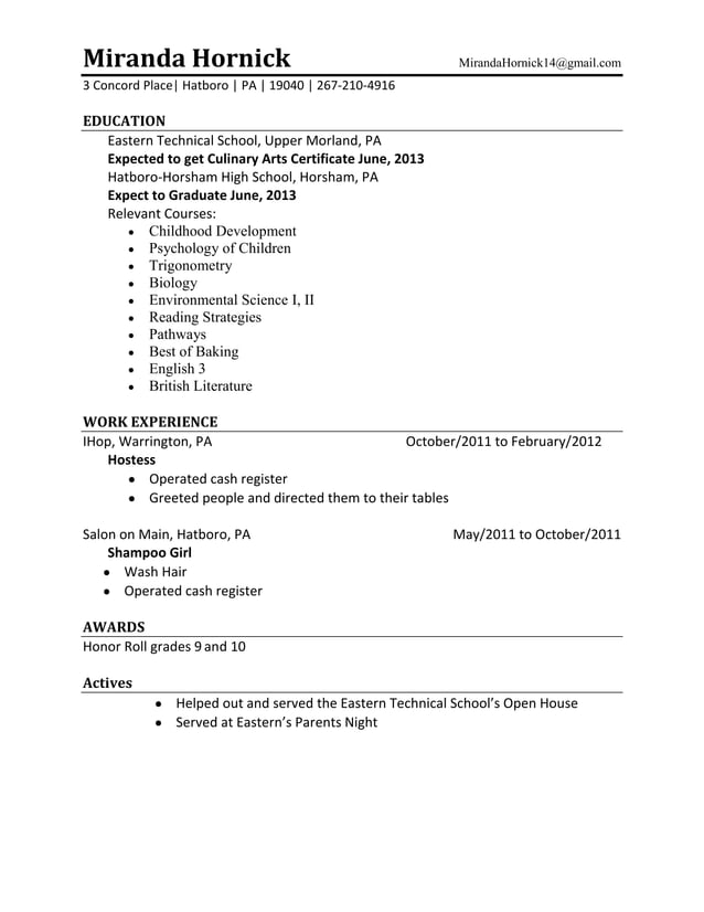 Resume template2 | DOCX