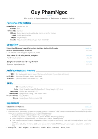 Quy PhamNgoc | PDF | Programming Languages | Computing