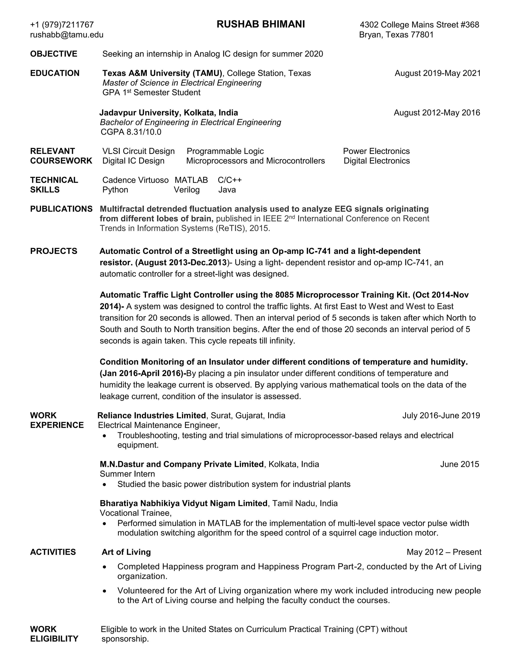 Resume | PDF