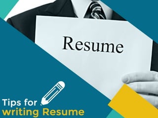 Resume writing tips | PPT