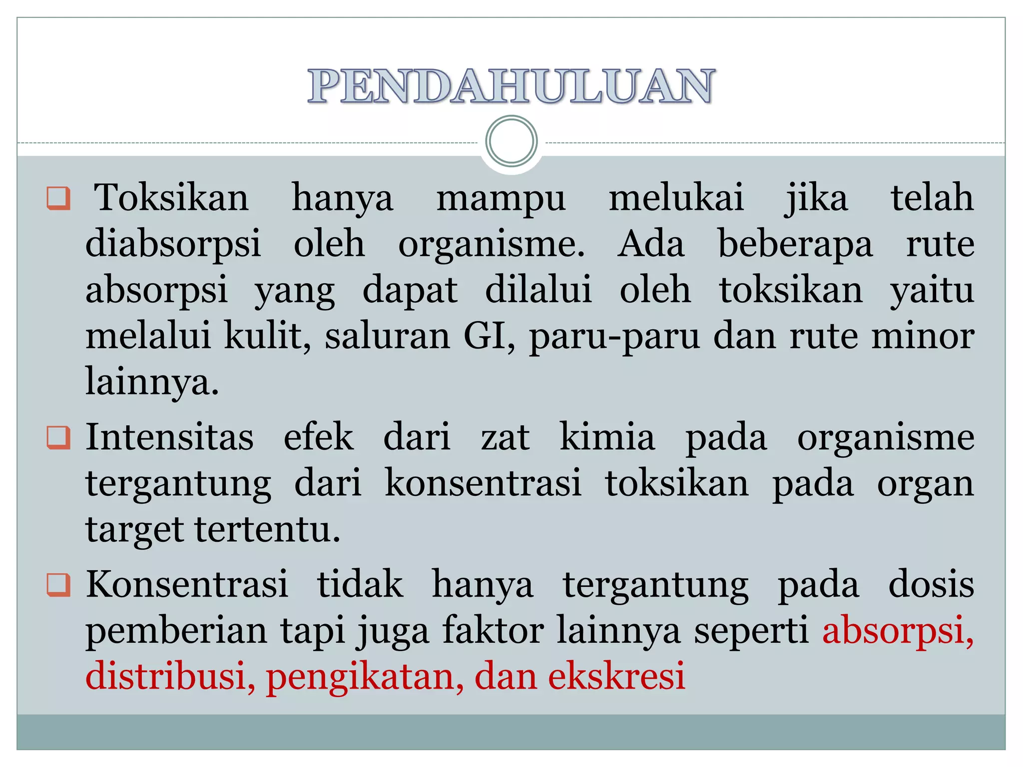 Resume toksikologi | PPTX