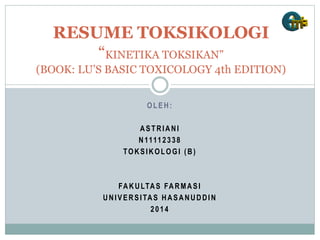 Resume toksikologi | PPTX