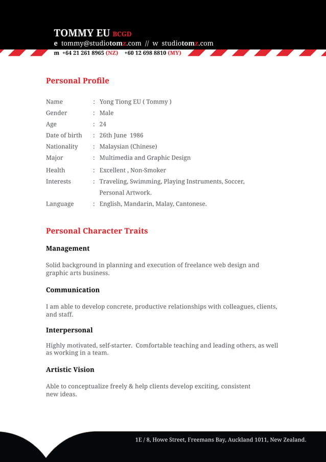 Resume Tommy | PDF