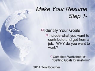 Resume Writing for Autistic Teens and Adults | PPT