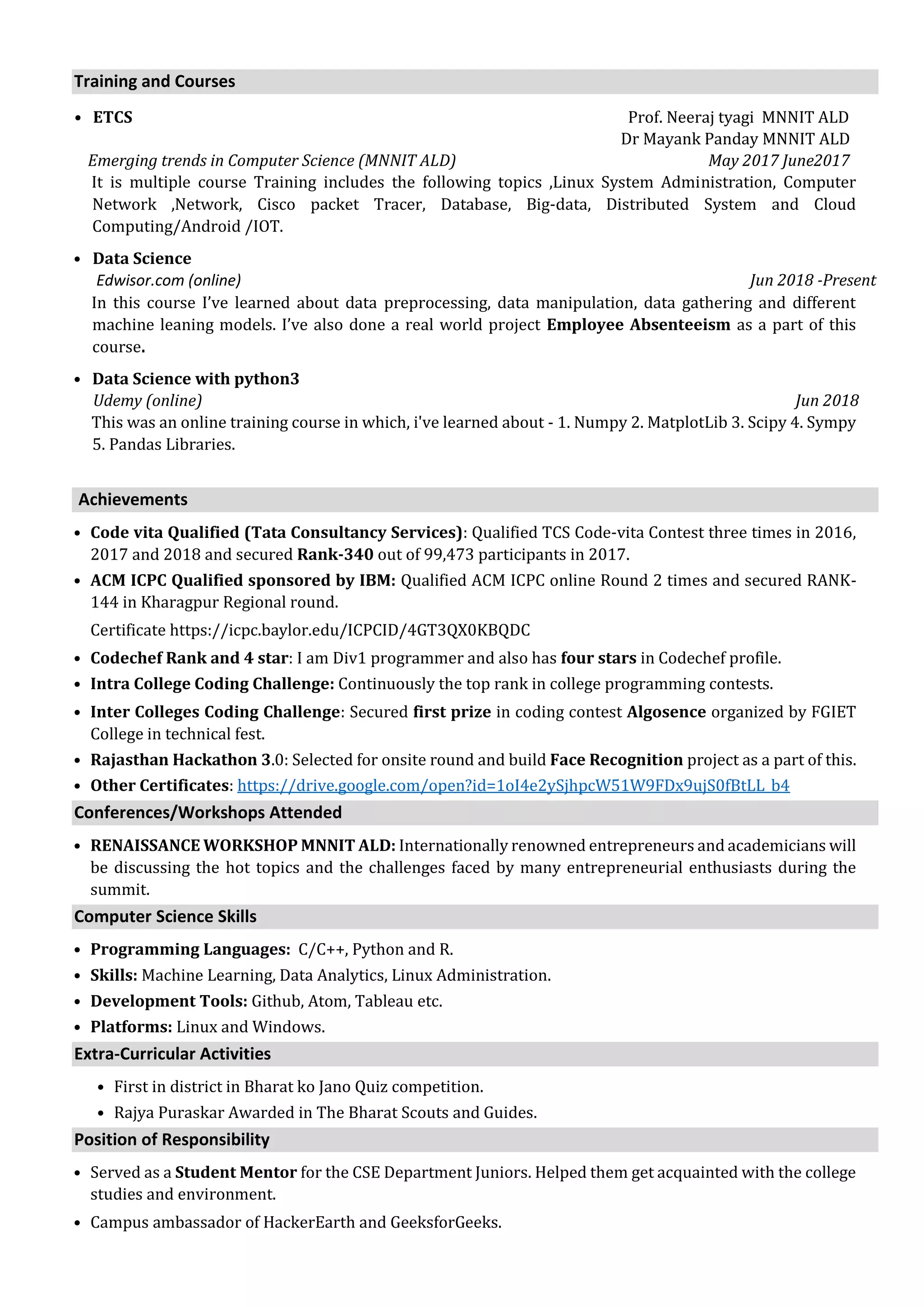 Resume ujjwal | PDF