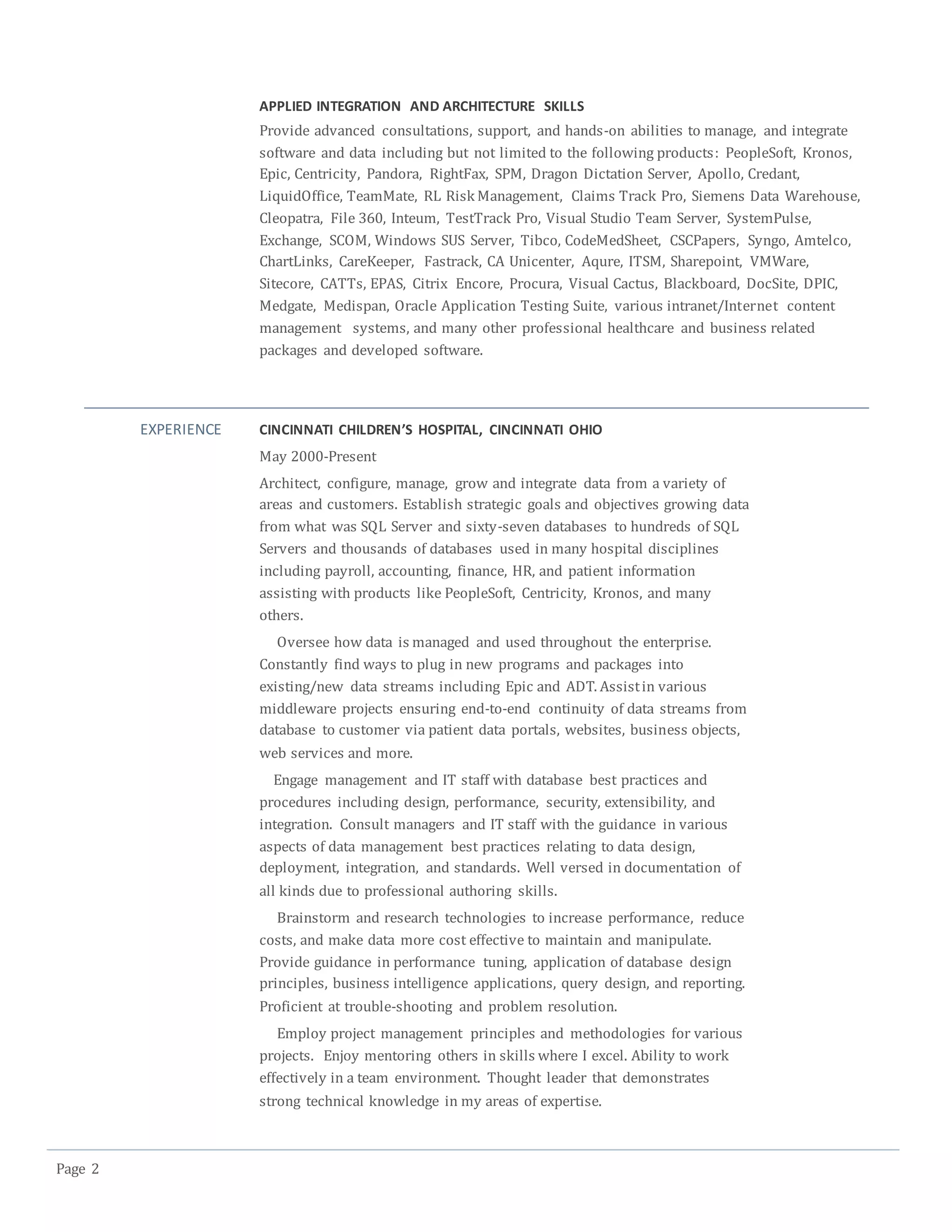 Mark Solomon Resume | DOCX | Databases | Computer Software and Applications