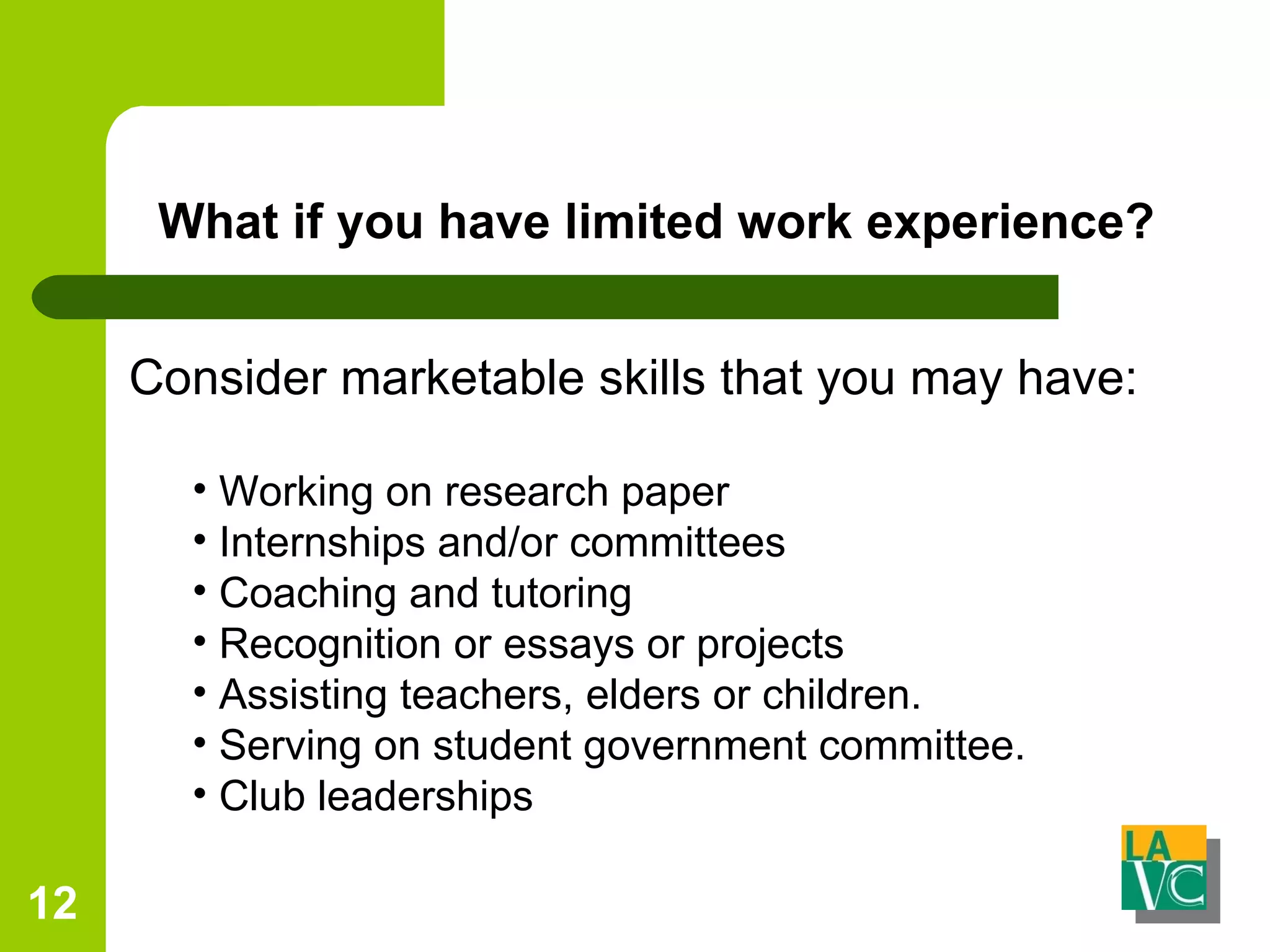 Resume and Cover Letters | PPT