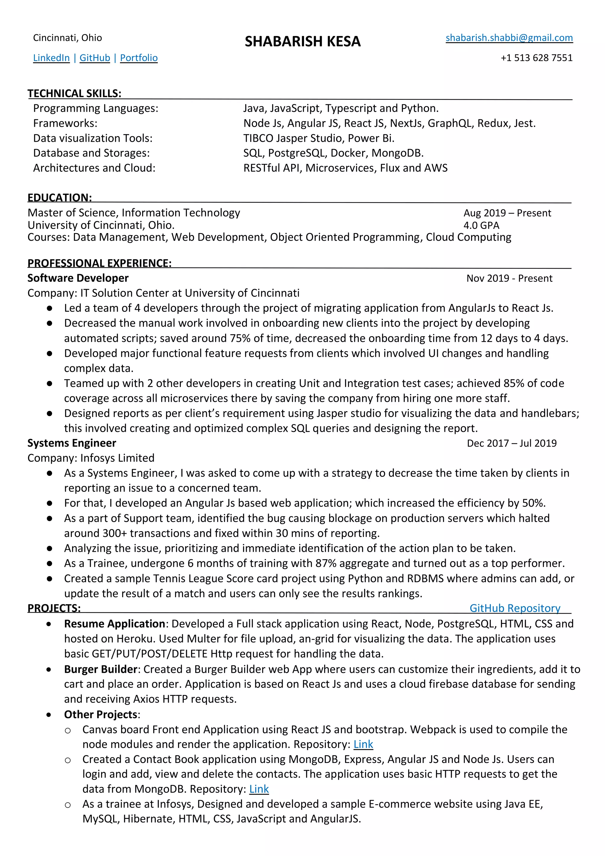 Resume | PDF