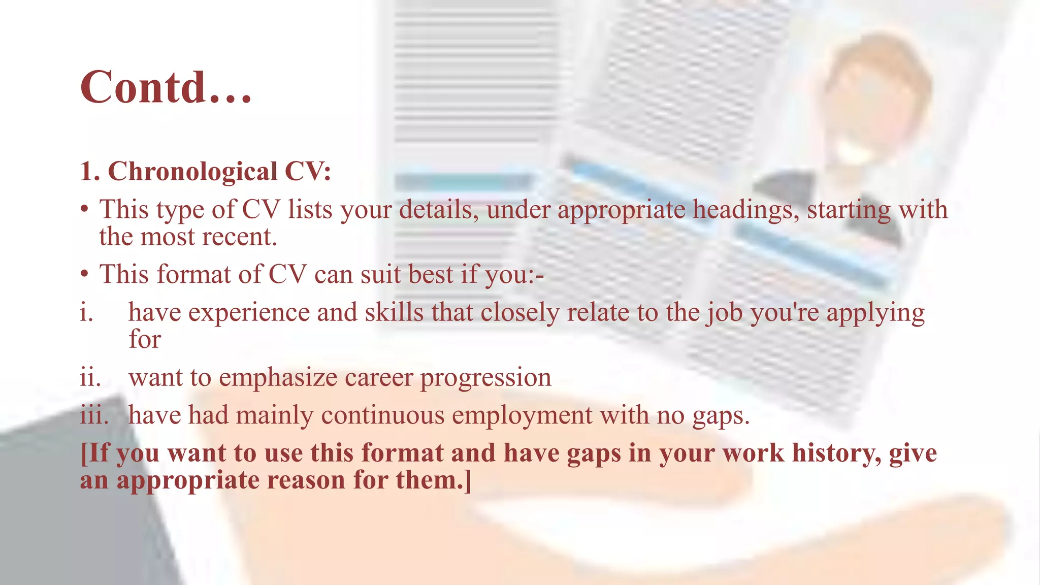 Resume vs cv | PPTX