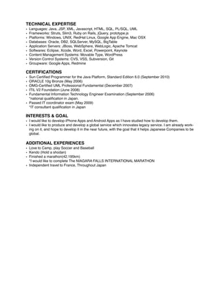 Resume | PDF