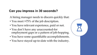 Resume work sample_careerday2018 (1) | PPT