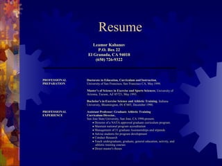 Resume Writing | PPT