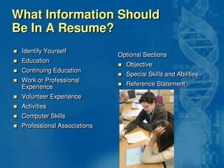 Resume writing | PDF