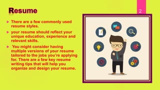 Resume writing | PPTX