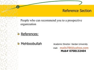 This presentation help you resume writing.ppt