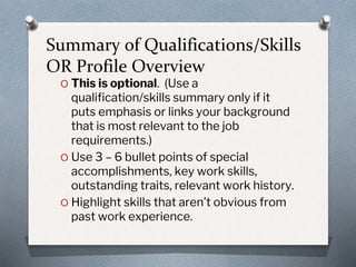 resume writing Tricks and techniques .pptx