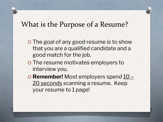 resume writing Tricks and techniques .pptx