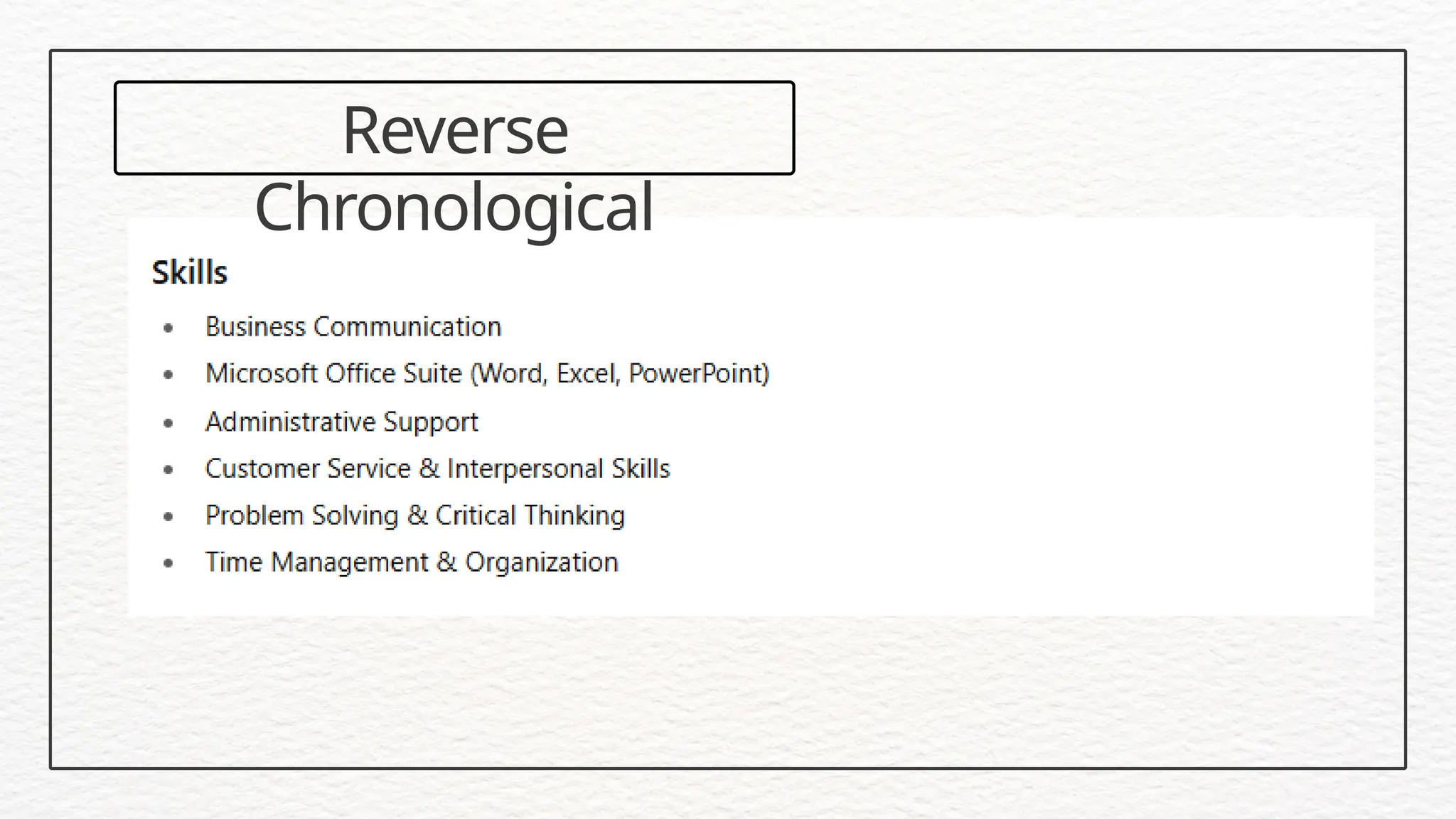 Resume Writing: Steps, Types, and Samples | PPTX