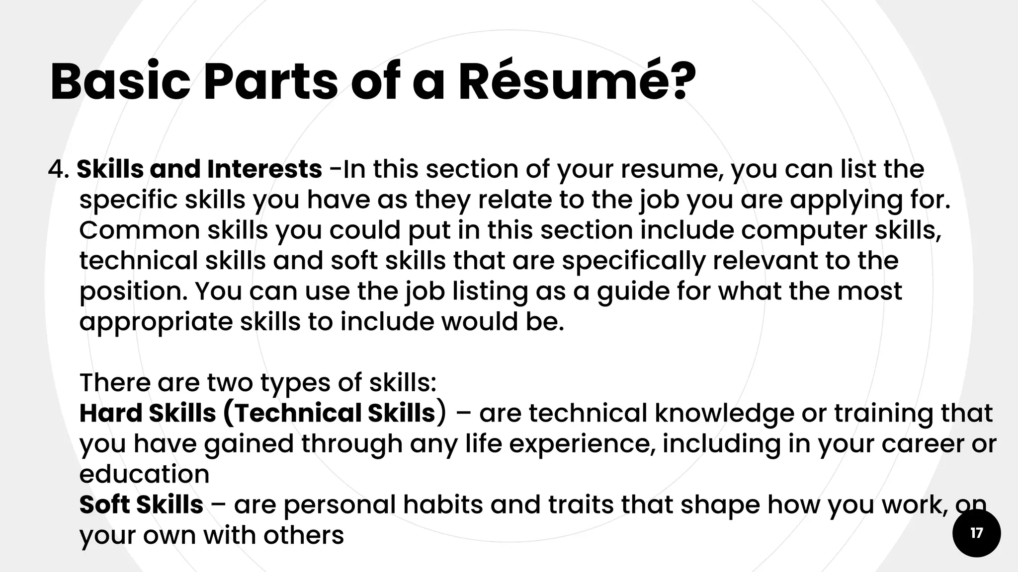 Resume Writing 101 | PPTX