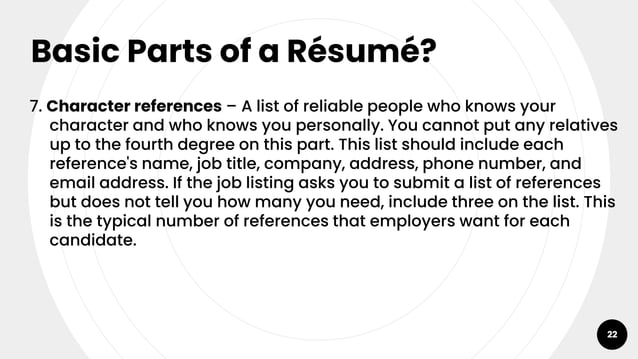 Resume Writing 101 | PPTX | Resume Writing and Advice | Job Search