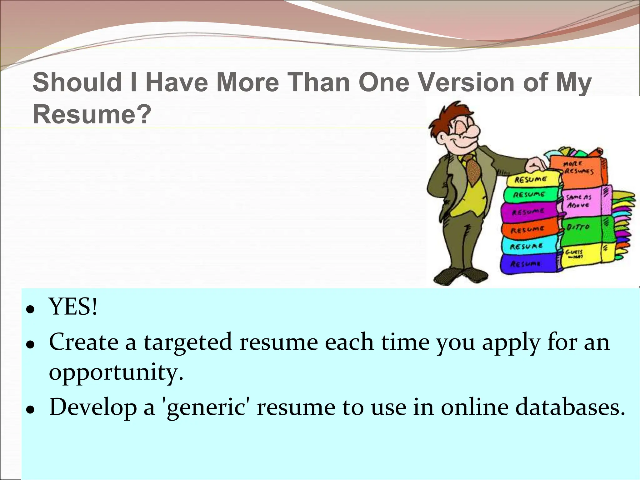 RESUME WRITING Powerpoint Presentation for Students | PPTX