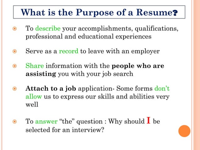 Resume writing and interviewing skills | PDF