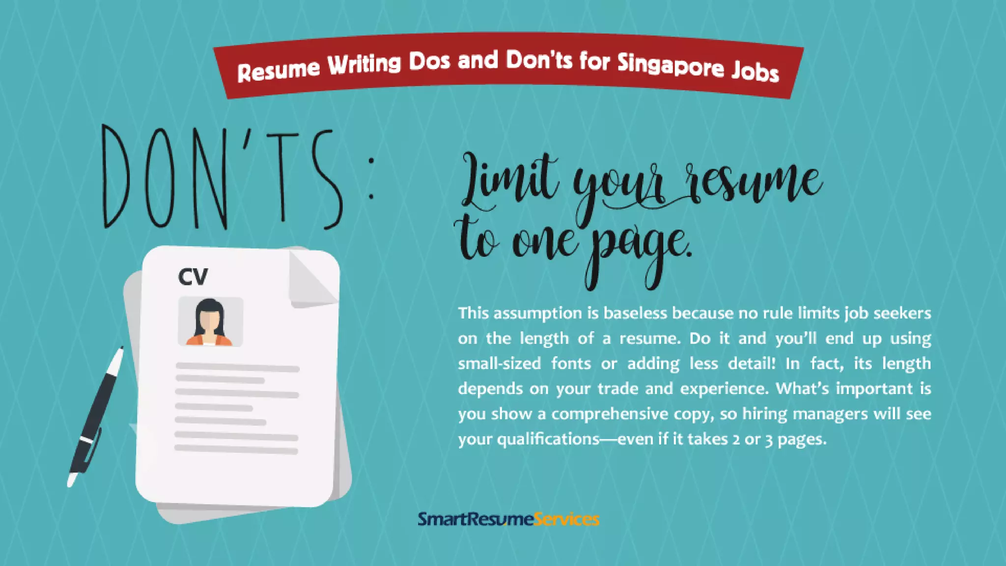 Resume Writing Dos and Don’ts for Singapore Jobs | PPT