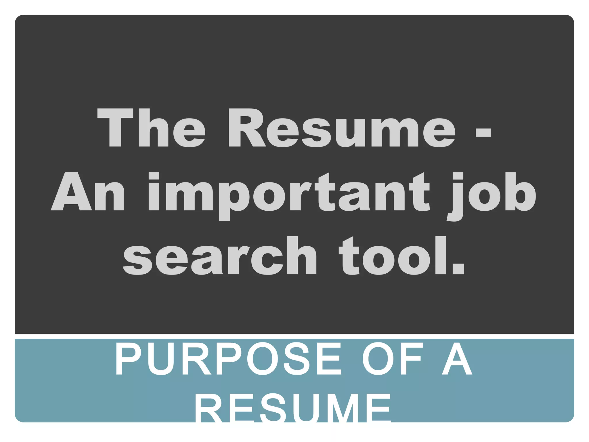 Resume writing example | PPT
