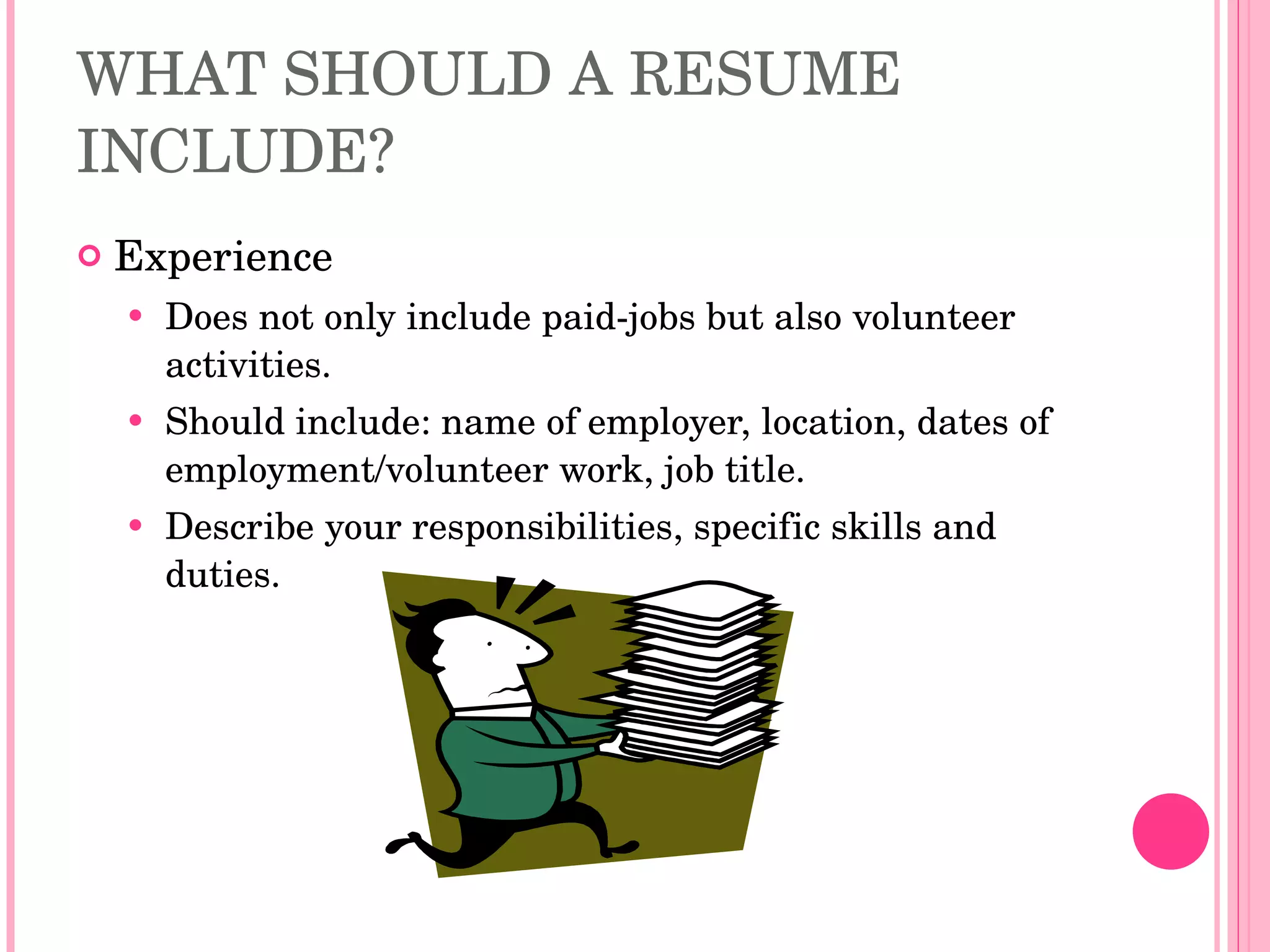 Resume Writing High School | PPT