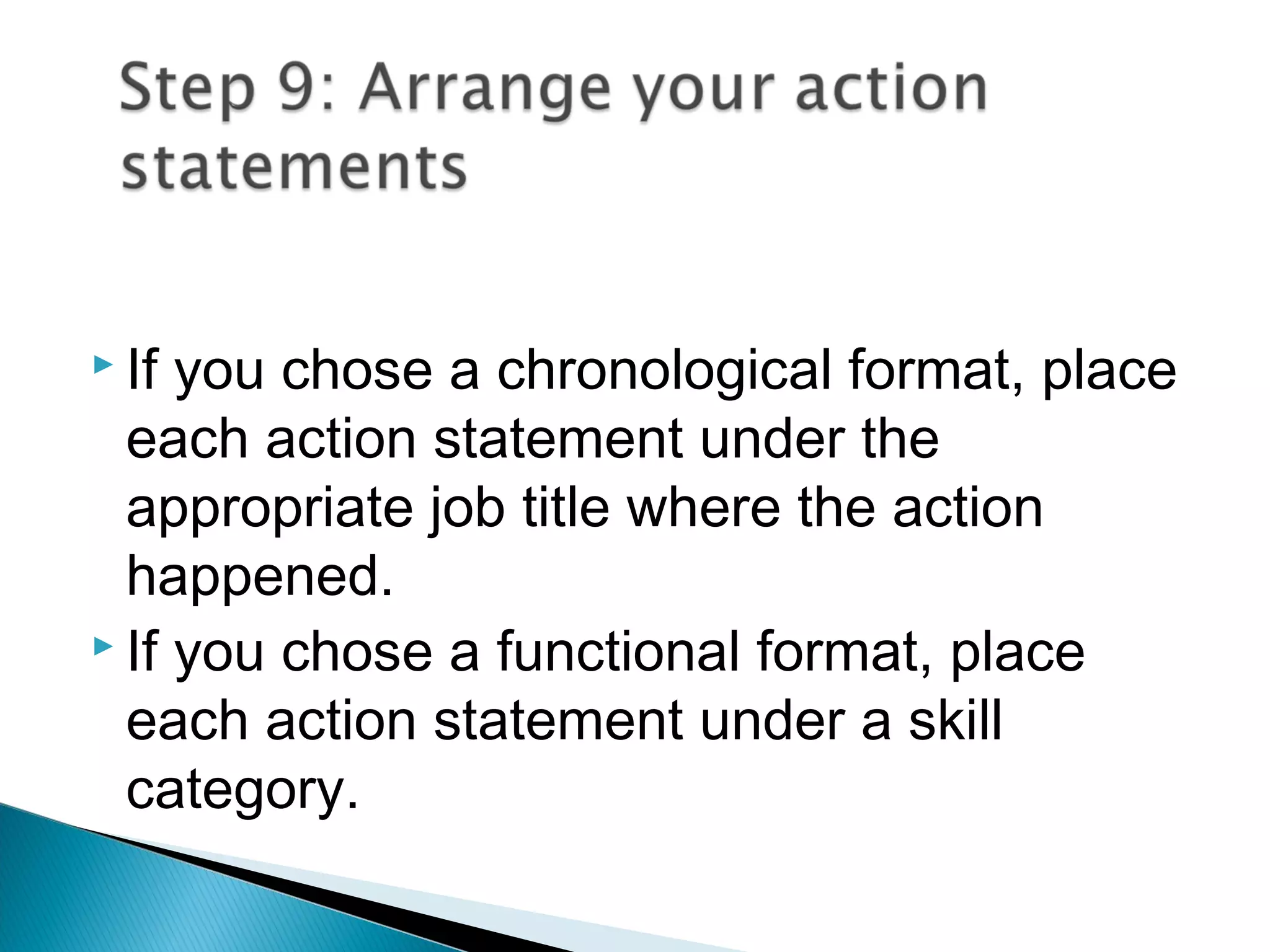 Resume writing ppt | PPT