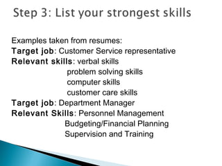 Resume writing ppt | PPT