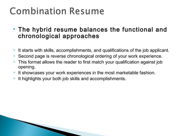 Resume writing ppt | PPT | Resume Writing and Advice | Job Search