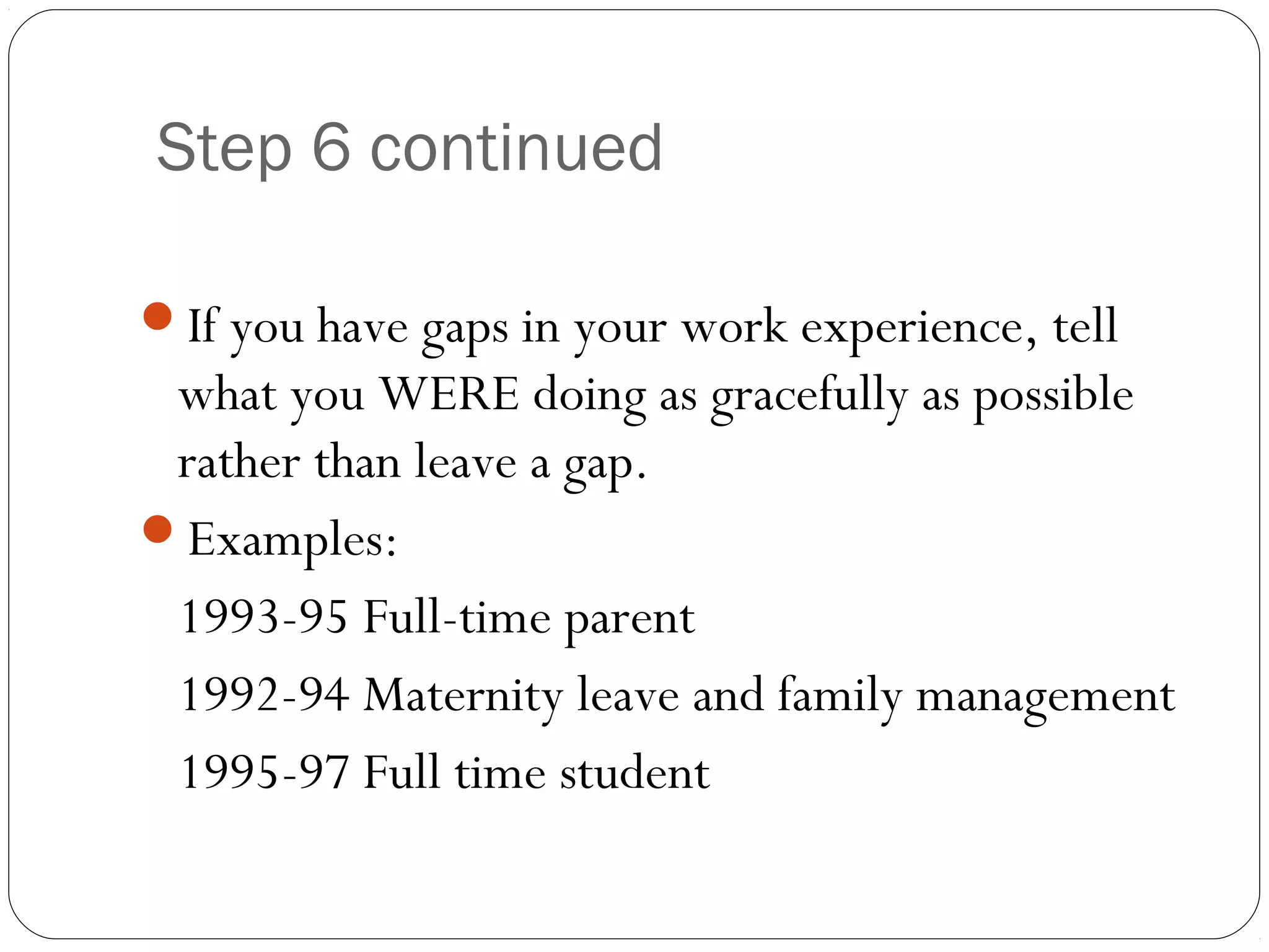 Resume writing ppt presentation | PPT