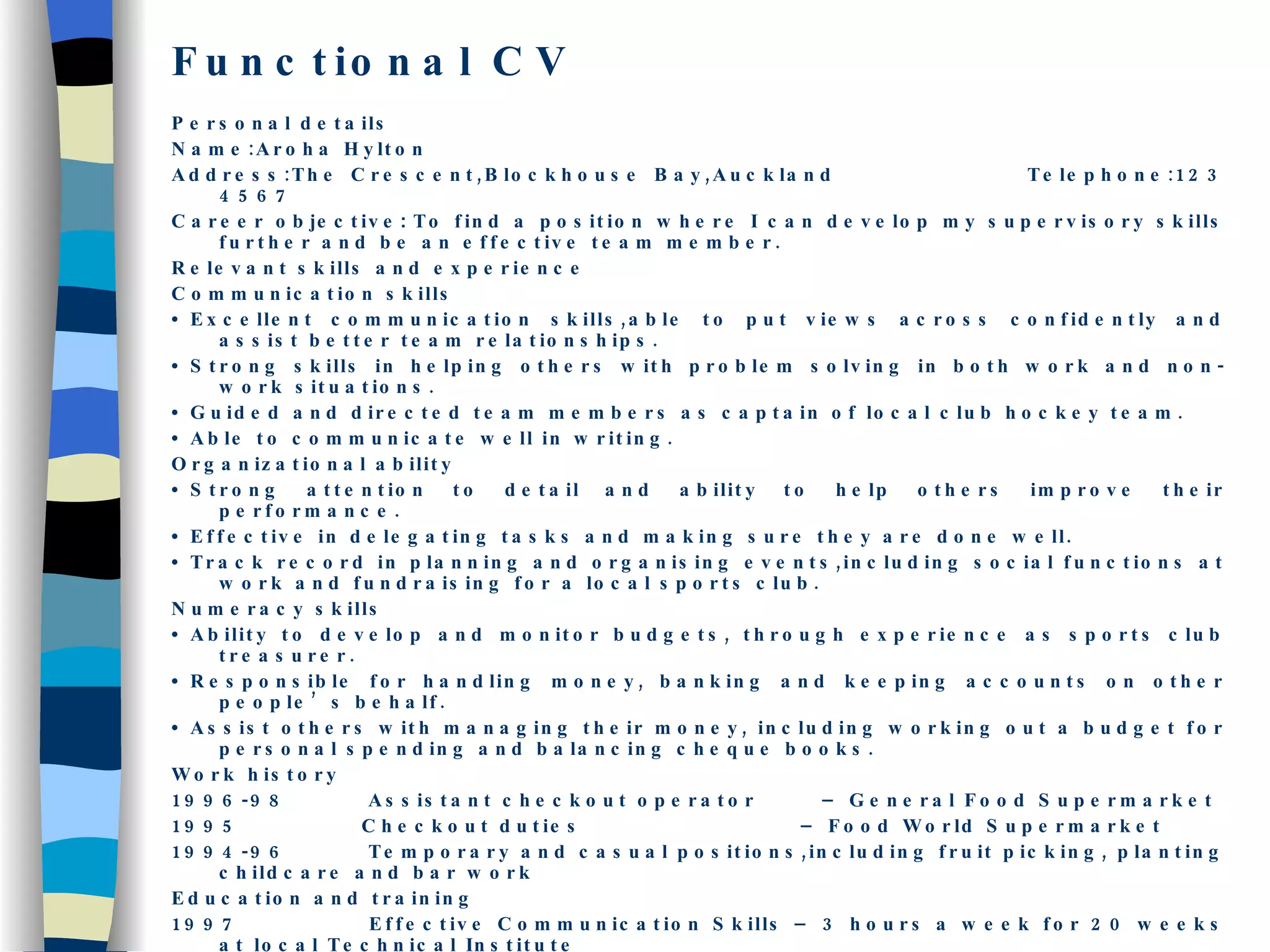 Resume writing presentation | PPT
