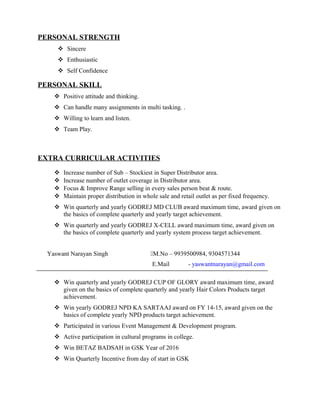 Resume yaswant | DOC