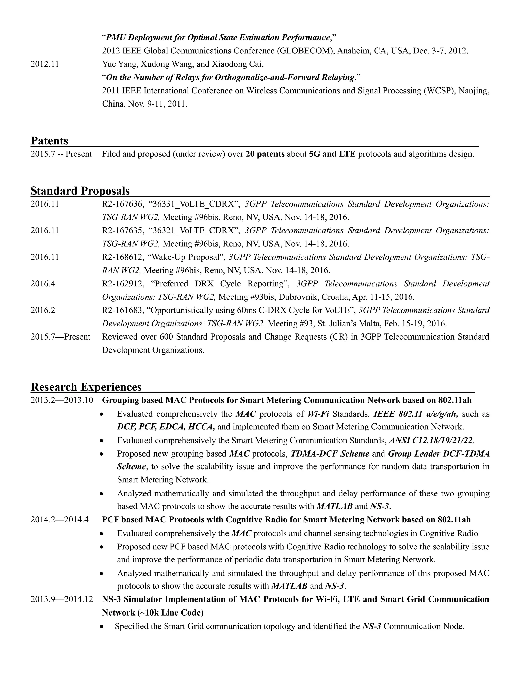 Resume yue yang | PDF