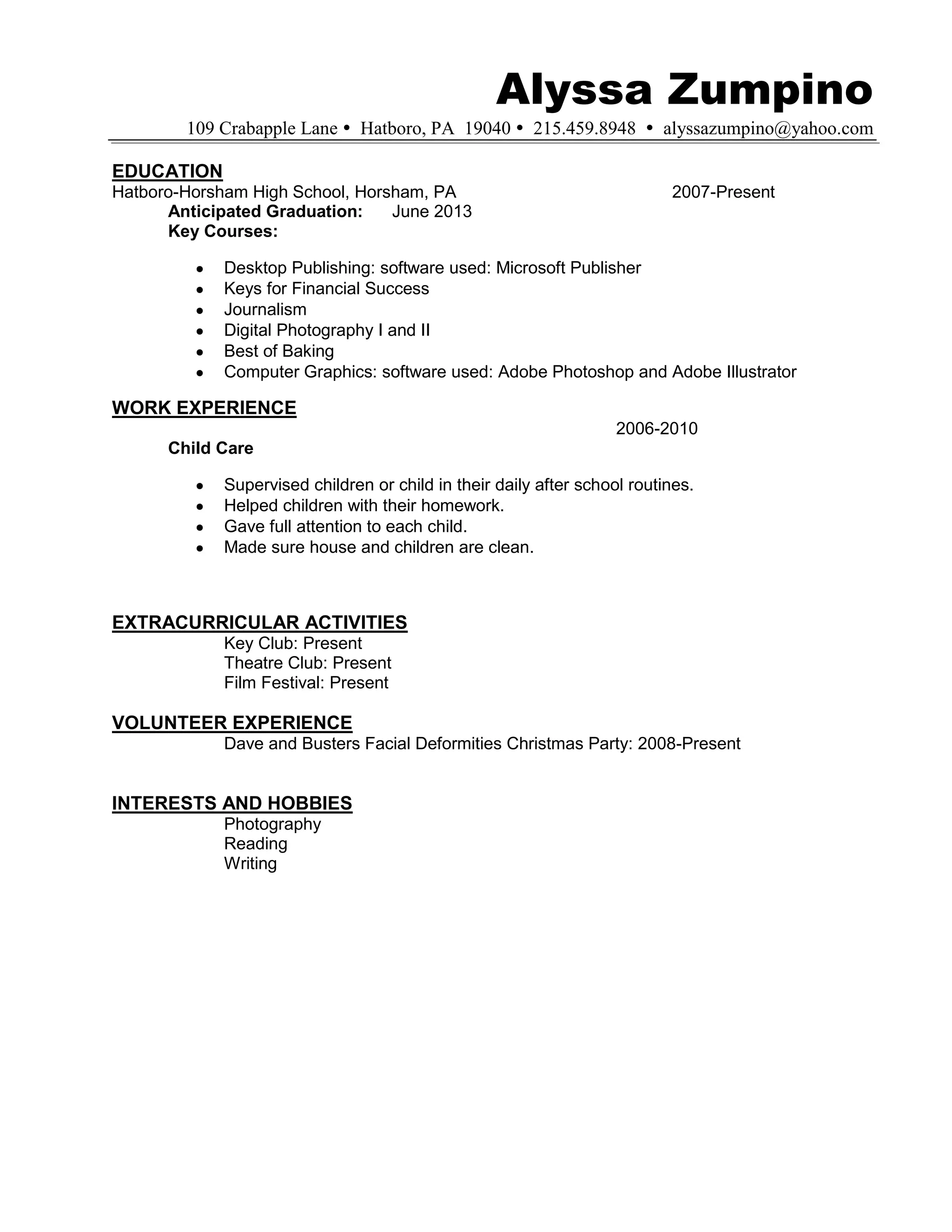 Resume | PDF
