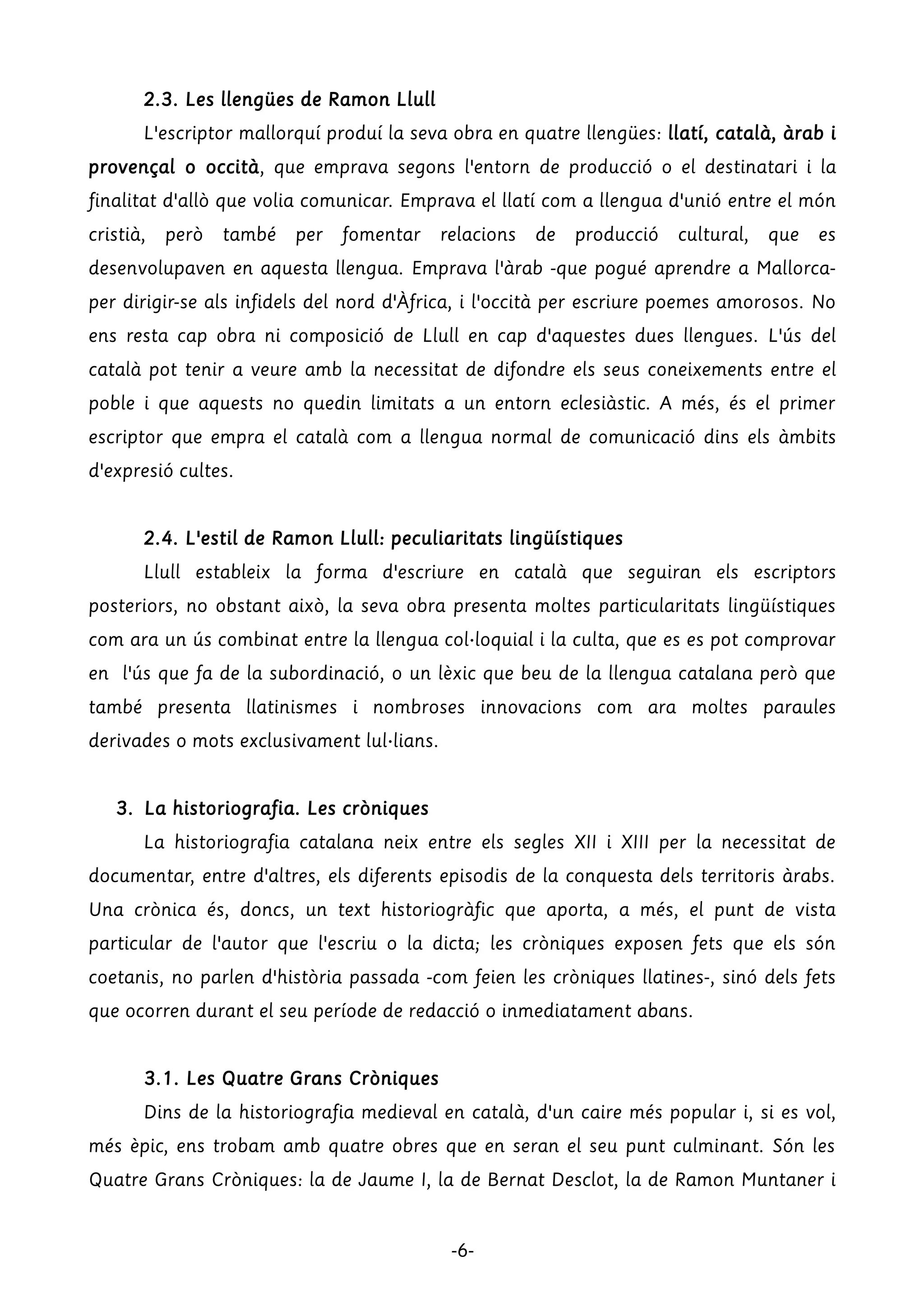 Resum de literatura medieval catalana - 1r de batxillerat | PDF