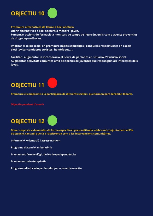 Resum objectius PMSDR GUIA AVALUACIÓ | PDF