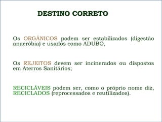Resumo da aula 08 – Análise e tratamento do residuo.ppt