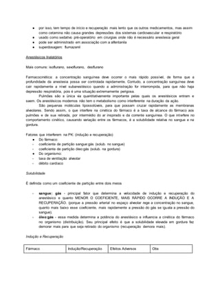 Resumo de farmacologia ii anti-inflamatorios e anestésicos | DOCX
