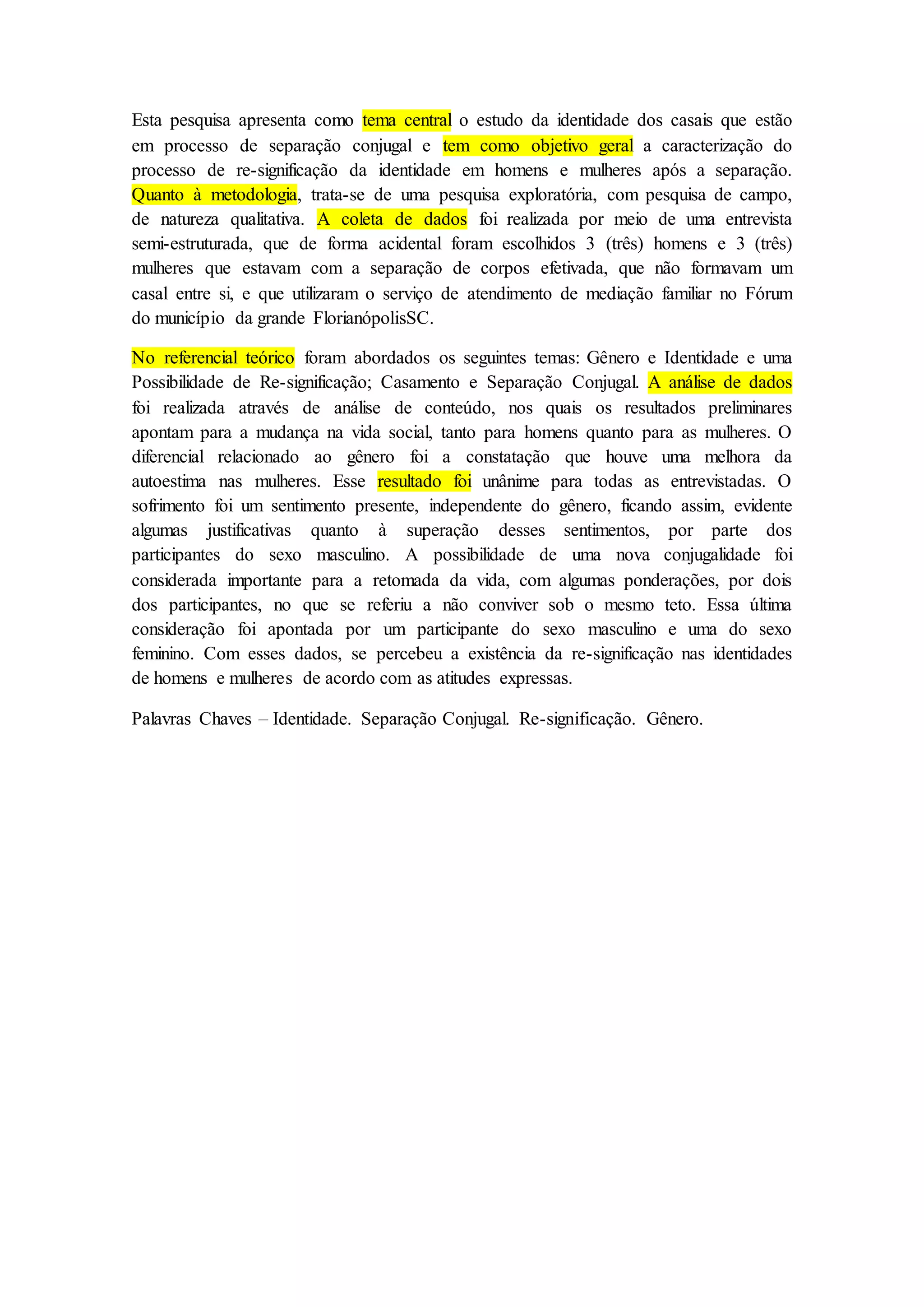 Resumo do tcc modelo | PDF