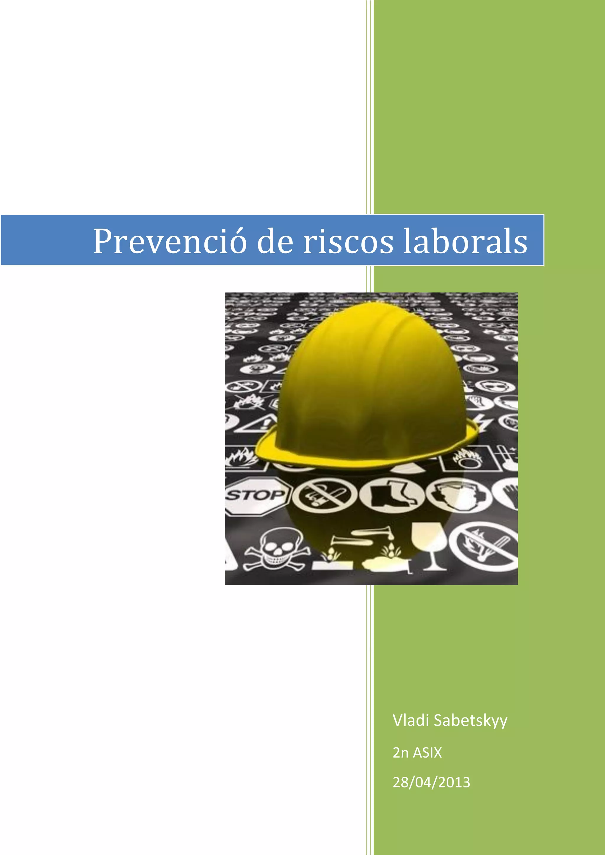 Resum prevencio riscos laborals | PDF