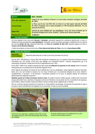 Resum programa custodia_marm_xct_2010 | PDF