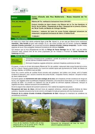 Resum programa custodia_marm_xct_2010 | PDF