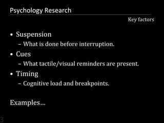 Resumption strategies | PPT