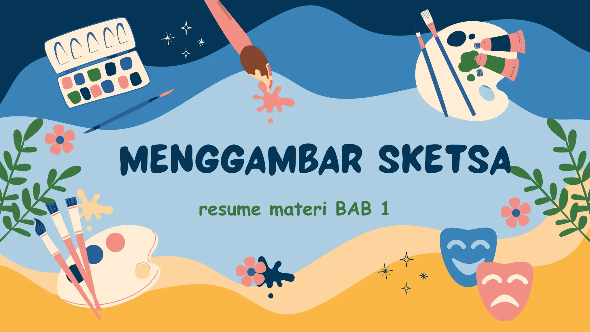 RESUM SENI RUPA BAB 1 Menggambar Sketsa Kelas 2 | PDF